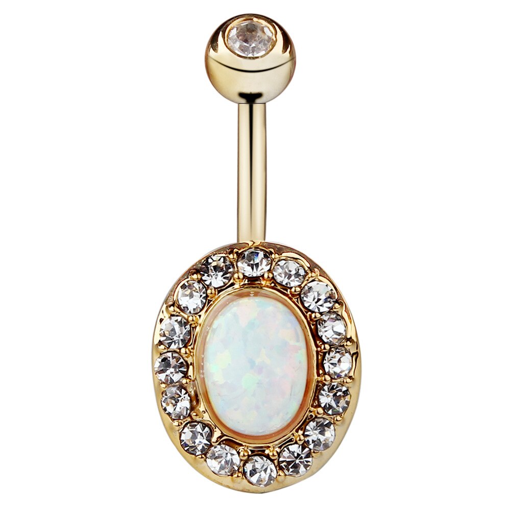 Luxury Leo Head Pendant Woman Belly Button Ring Cr... – Vicedeal