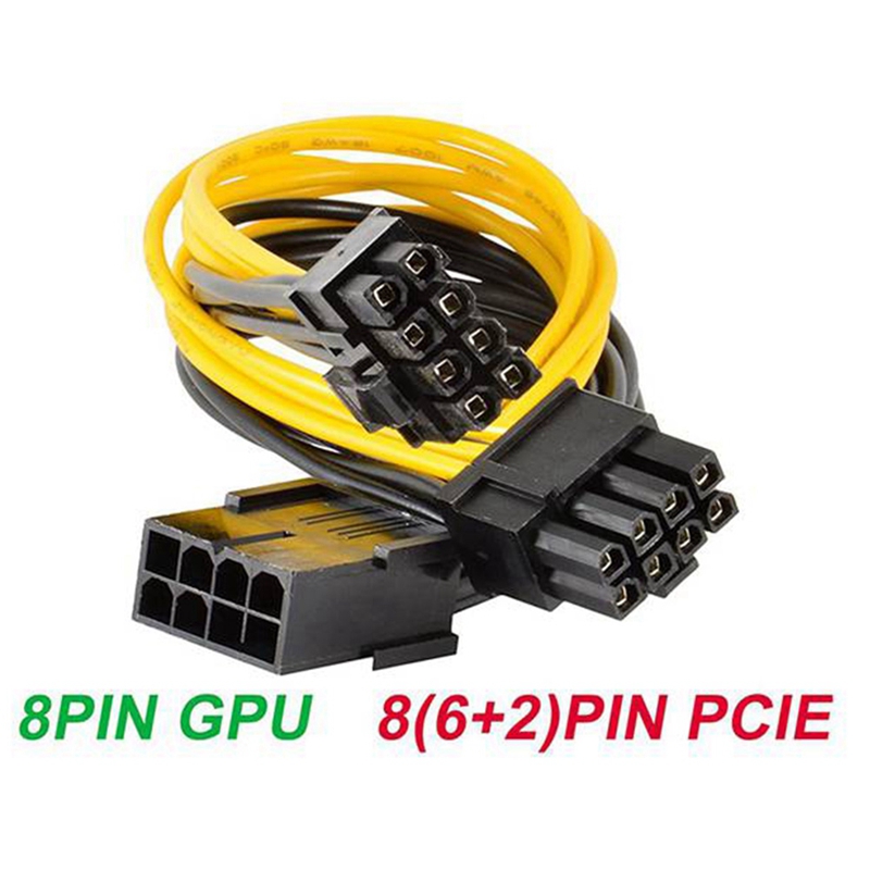 8 Pcs Pcie Splitter 8 Pin To Dual 8 Pin (6+2) PCI ... – Grandado