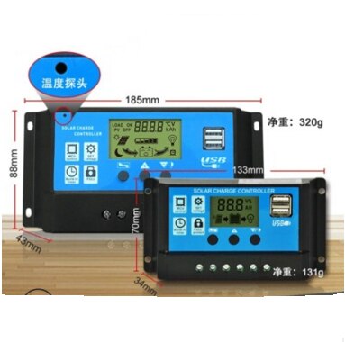 Solar Charge Controller YJSS-10A/20A/30A Solar Con... – Grandado