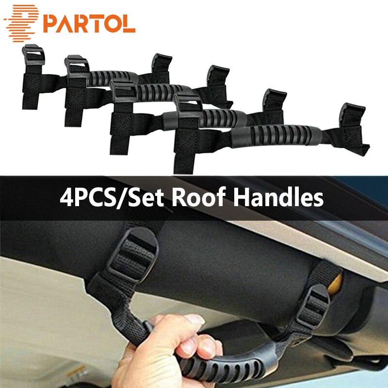 Partol 4pcs/set Car Roof Handles Grab Handles Heav... – Vicedeal