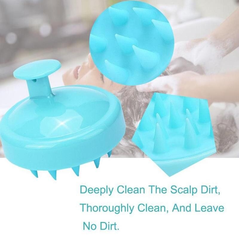 Siliconen Shampoo Head Body Hoofdhuid Massage Bors... – Grandado