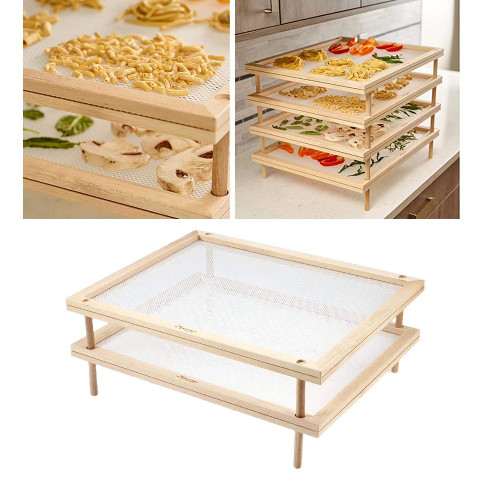 Wooden Spaghetti Drying Rack Food Dehydrator Food ... – Grandado