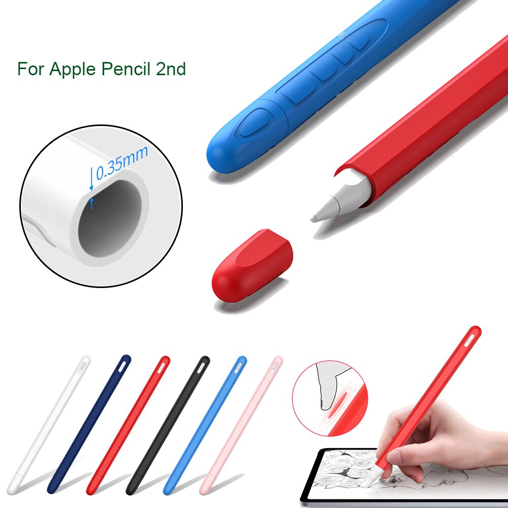 Kleurrijke Zachte Siliconen Case Shockproof Potloo... – Grandado