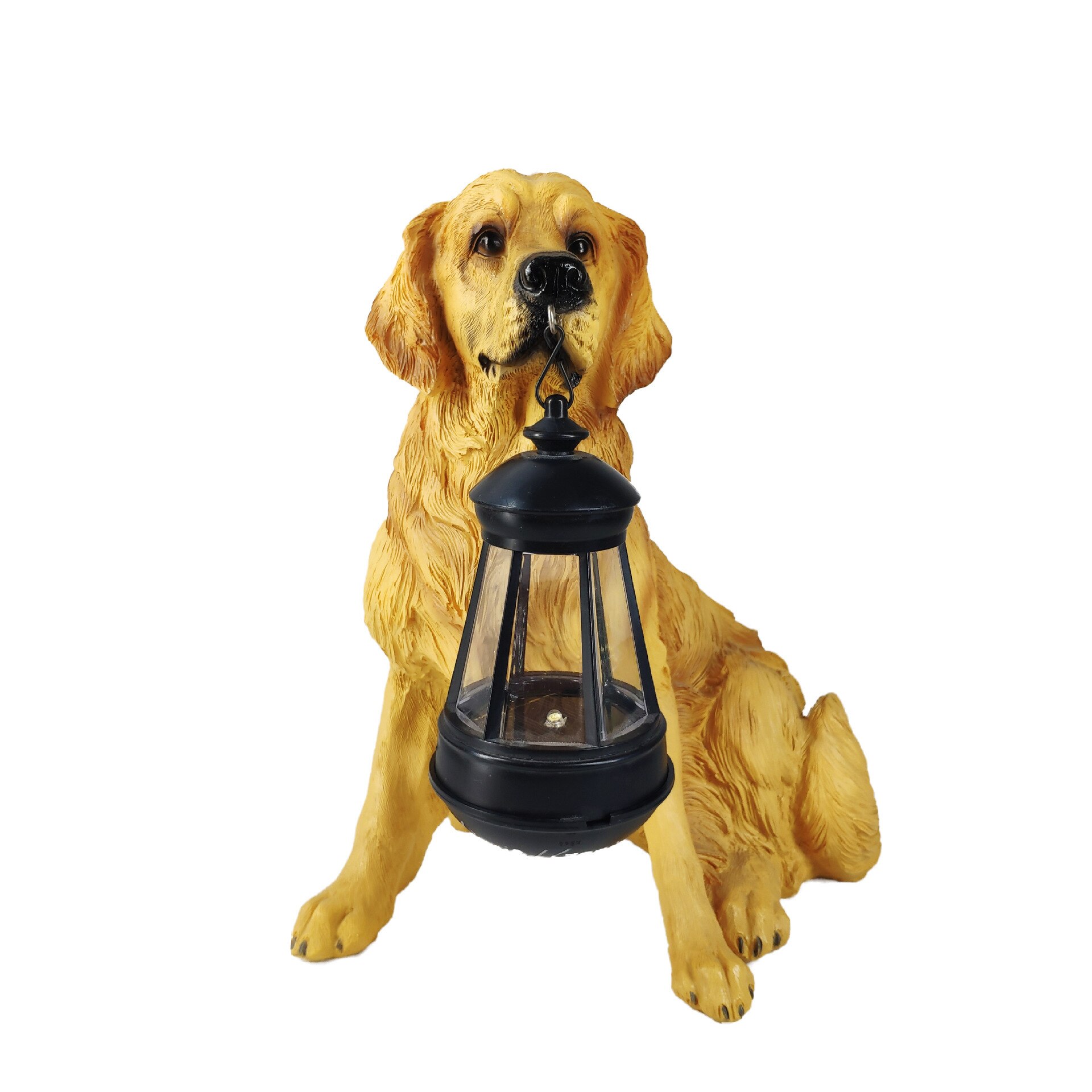 Resin Solar Dog Garden Light Golden Retriever Labr... – Grandado
