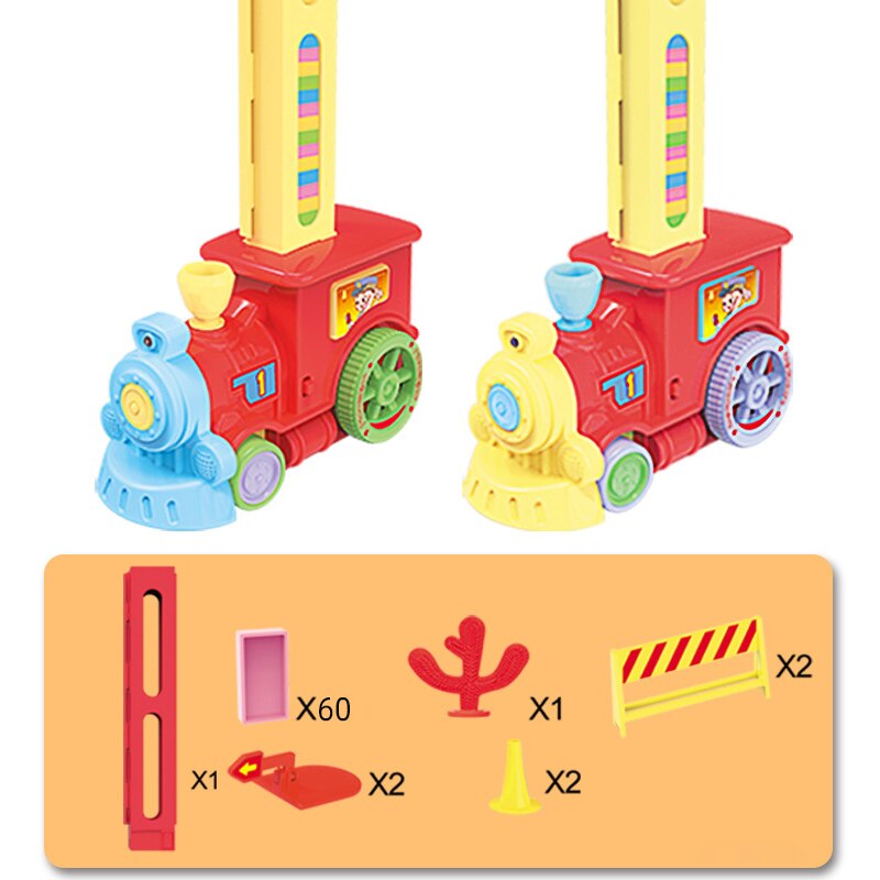 Domino Model Train Car Toy Set posa automatica Dom... – Grandado