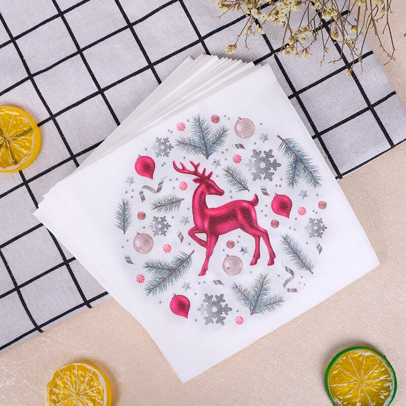 20 Stks/partij Leuke Rode Creatieve Santa Herten S... – Grandado