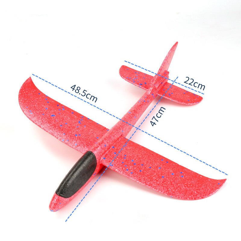48CM Hand Throw Flying Glider Planes Foam Plane Ki... – Grandado