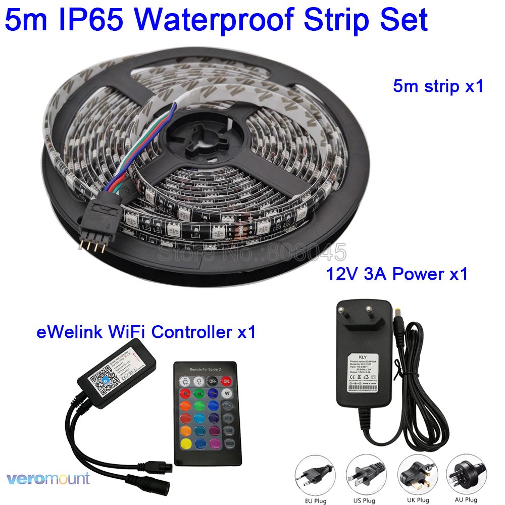 12V 5050 Black Pcb Flexibele Rgb Led Strip 60LED/M... – Vicedeal