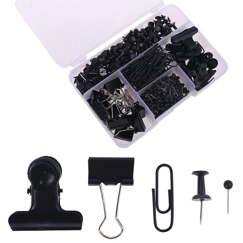 500pcs Paper Clips Binder Clip Map Thumbtacks Roun... – Vicedeal