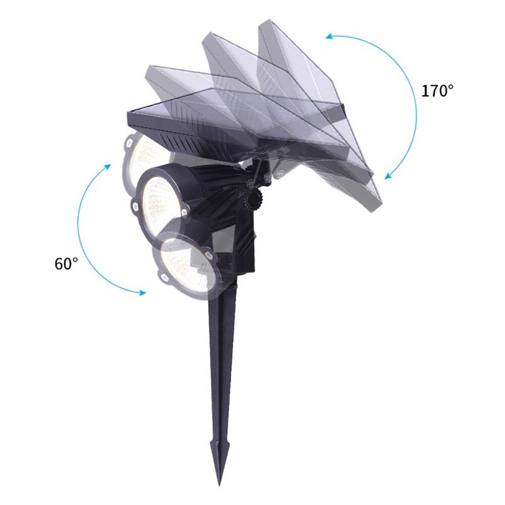 Outdoor Garden LED Lamps Solar Powered 5W Lawn Lig... – Grandado