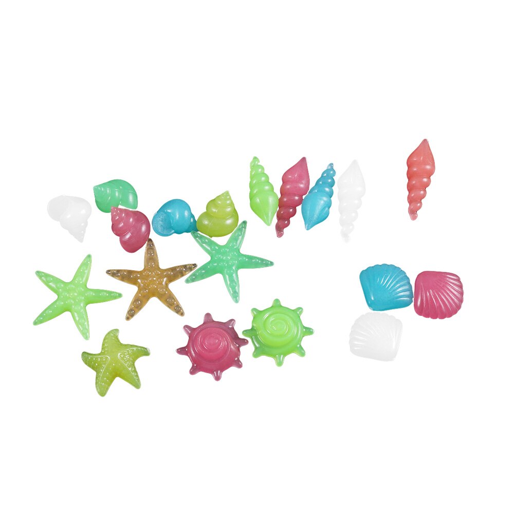 60pcs Colorful Pebble Conch Shell Glow Stones in t... – Grandado
