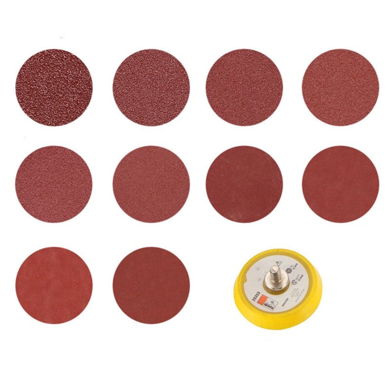 100Pcs 2Inch 50mm Round Sandpaper Disk Sand Sheets... – Grandado