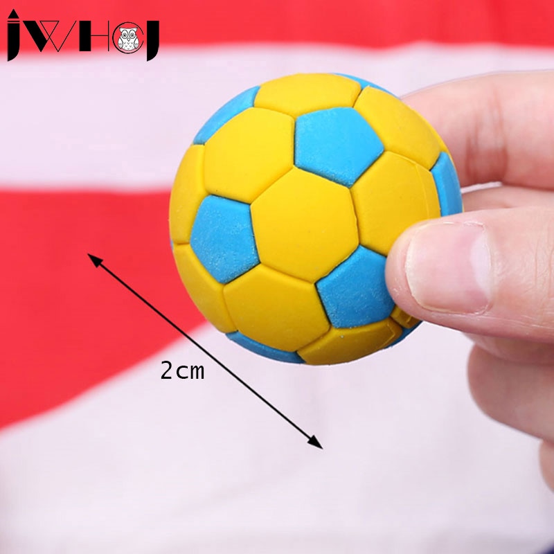 4 pcs/lot Novelty removable football rubber eraser... – Grandado