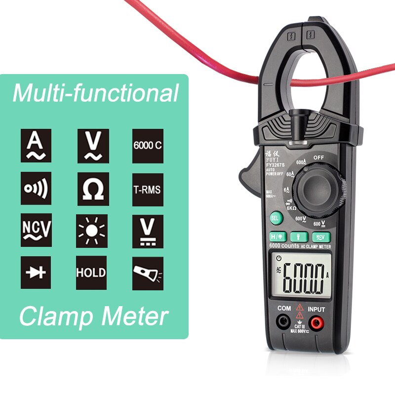 Digitale Clamp Meter Multimeter Strom Clamp Meter ... – Vicedeal