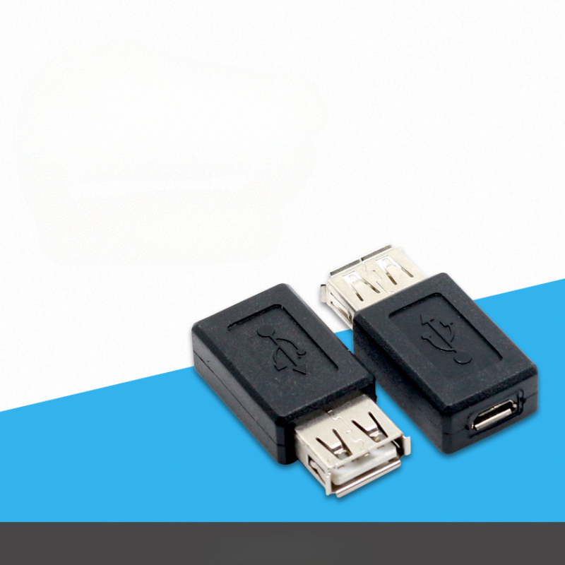 1-3pcs Black USB 2.0 Type A Female To Micro USB B ... – Grandado