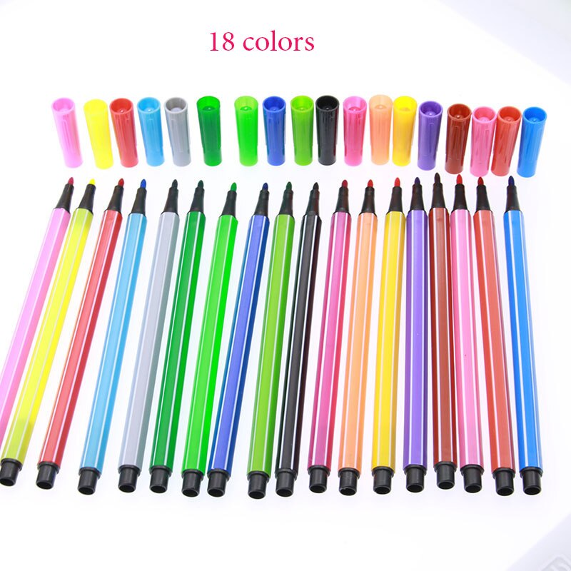 12/18/2 Colors Children Painting Non-toxic Color W... – Grandado