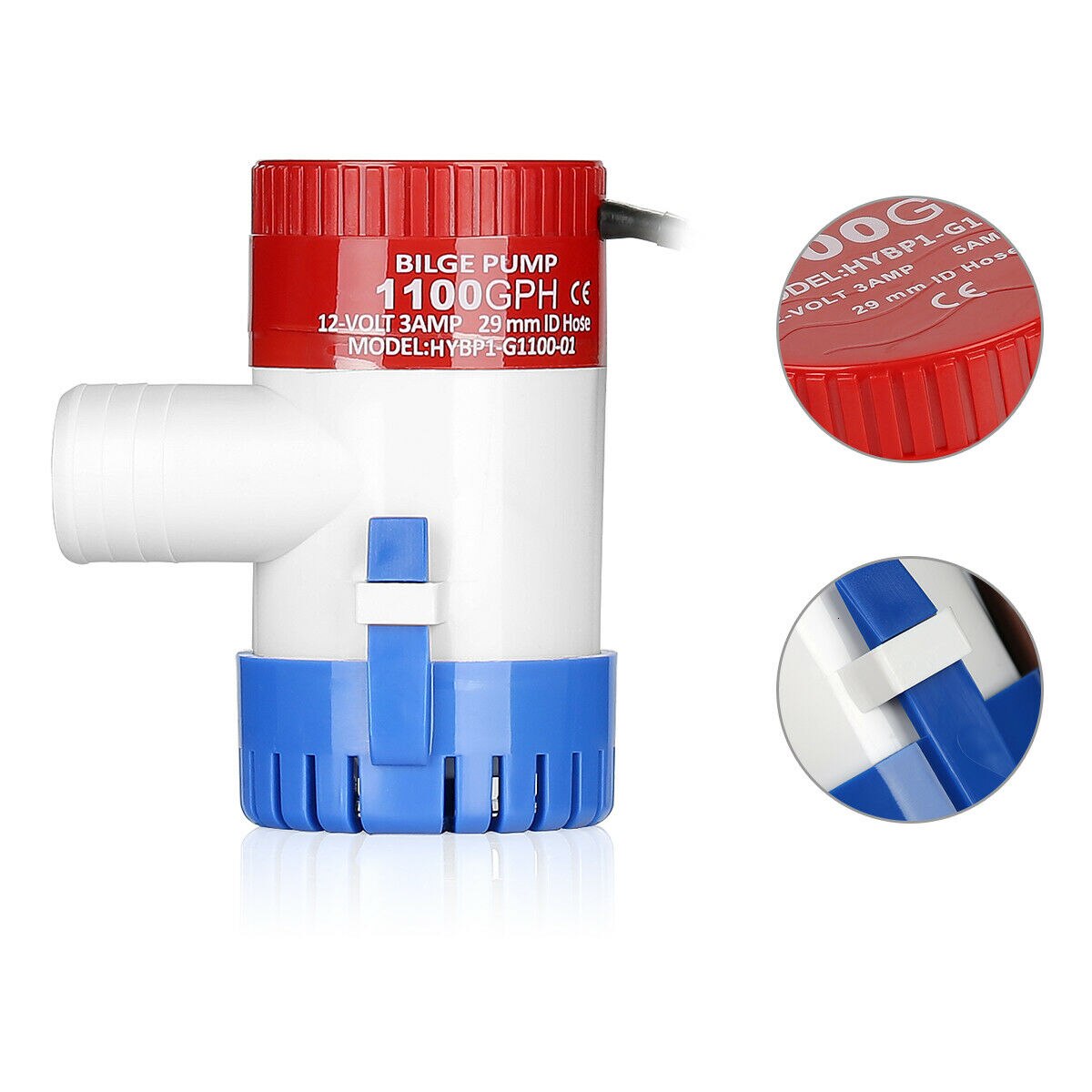 1100 Gph 12V Bilge Pomp Elektrische Dompelpompen B... – Vicedeal