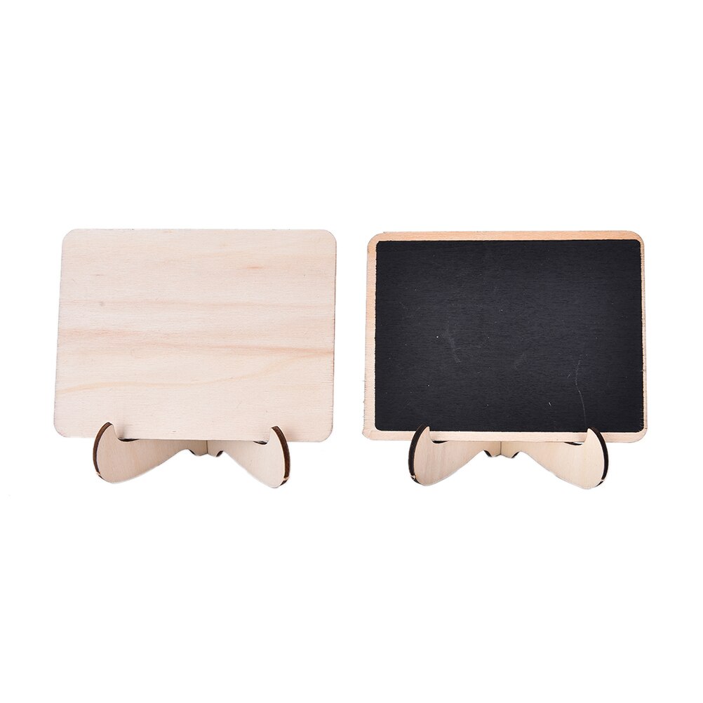 Mini Wooden Message Blackboard Chalkboard with Sta... – Grandado