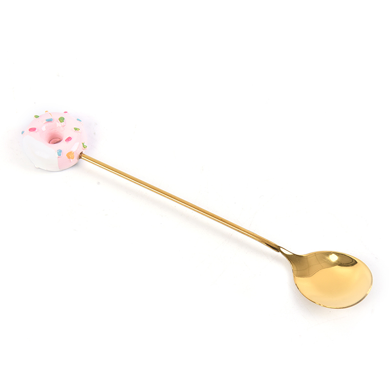 1PC Stainless Steel Doughnut Spoon Fork Cake Coffe... – Grandado