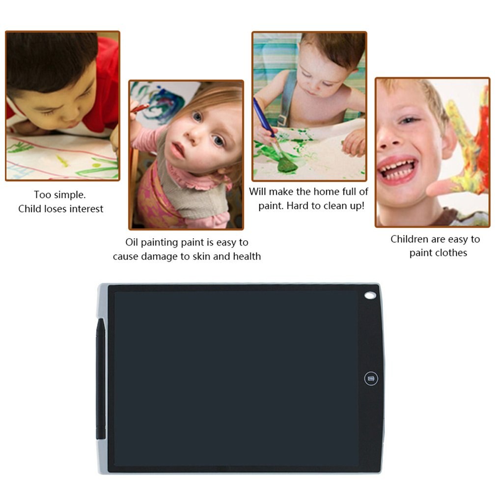 12 inch/8.5 inch LCD Writing Drawing Tablet Drawin... – Vicedeal