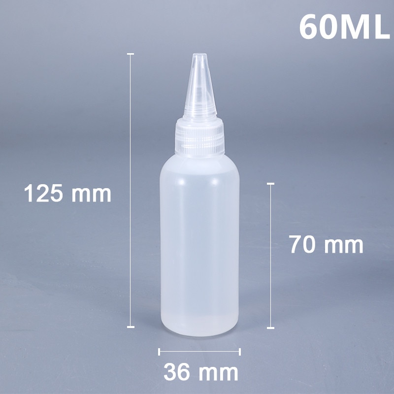 10 Stuks Van 60Ml Plastic Squeeze Flessen Met Deks... – Vicedeal