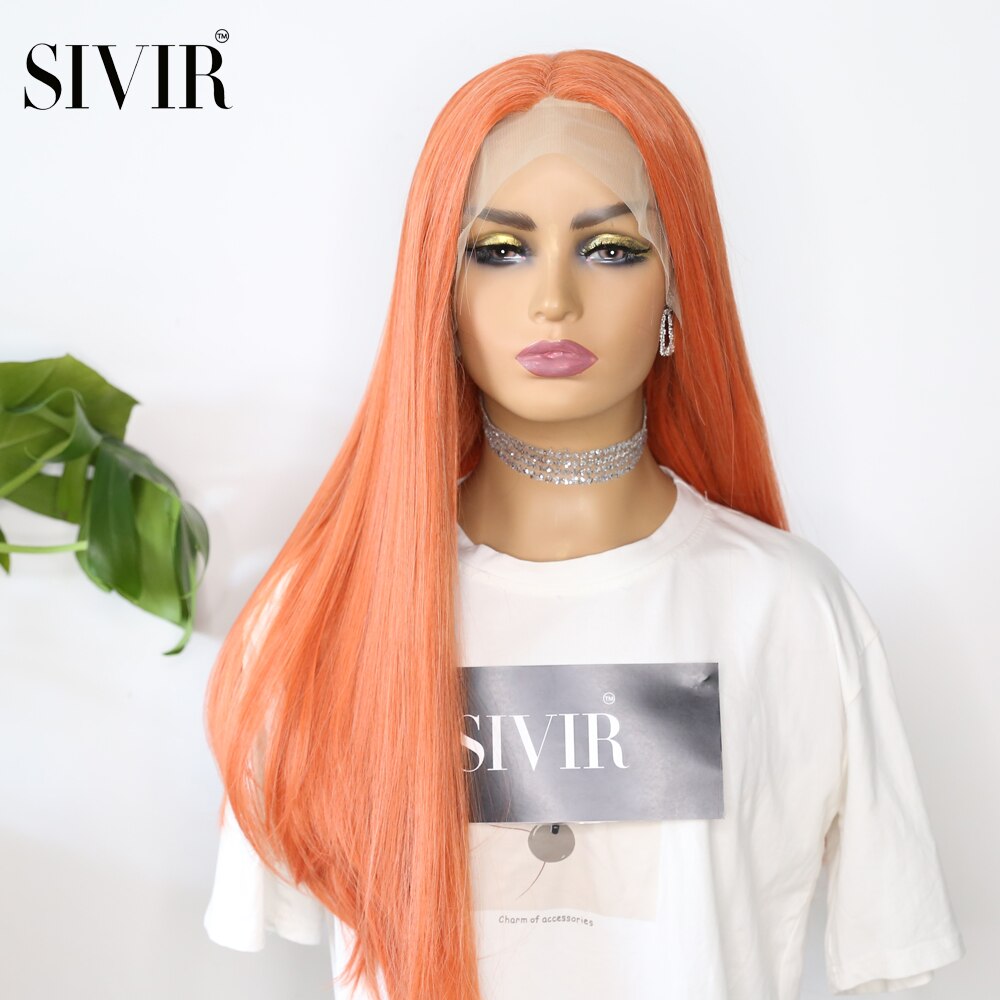 Sivir Long Straight Synthetic Hair Wigs Lace Wigs ... – Grandado