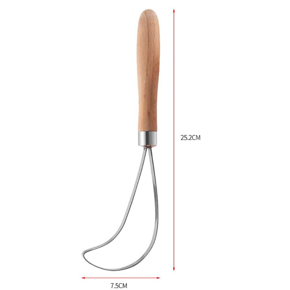 Home Non-slip Wooden Handle Stainless Steel Coconu... – Vicedeal