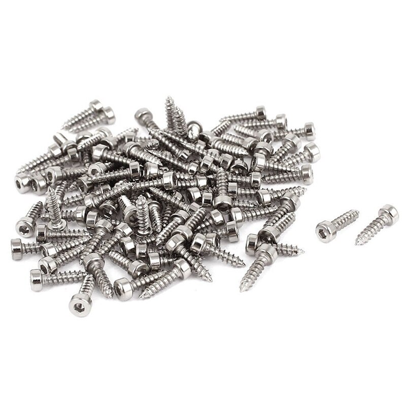 100 Pcs Hexagon Socket Cap Head Self Tapping Screw... – Vicedeal