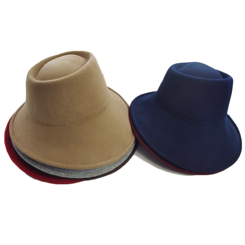 Elegante Vrouwen Vilten Hoed Dames Winter Hoeden B... – Grandado