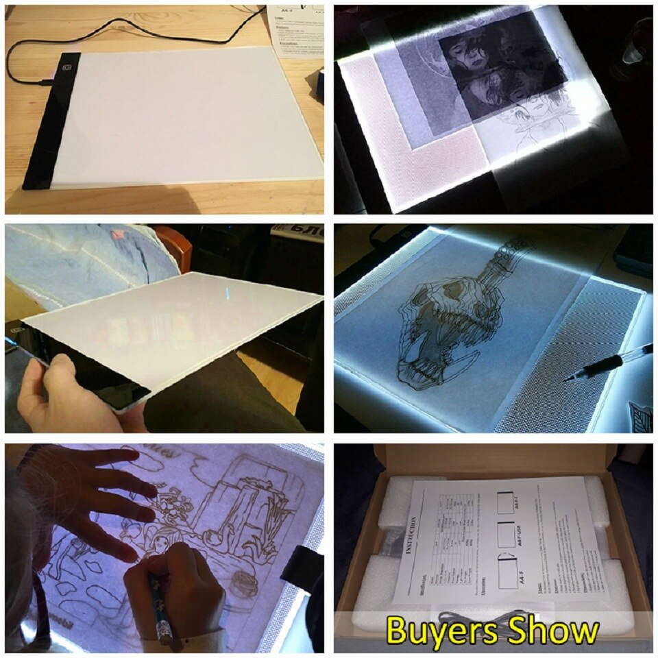 A3/A4/A5 Size Tekening Tablet Led Light Pad Tablet... – Vicedeal