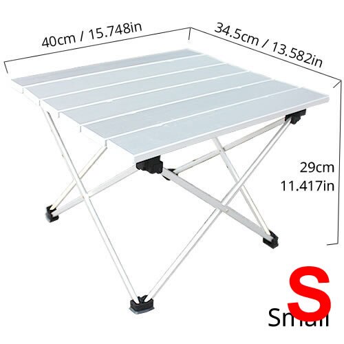 Folding Camping Table, Portable Aluminum Camp Tabl... – Vicedeal