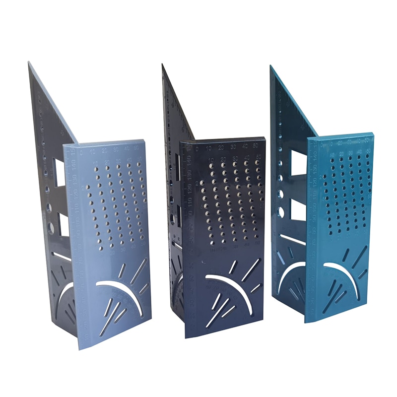 1 Pcs Woodworking 3D Mitre Angle Measuring Square ... – Grandado