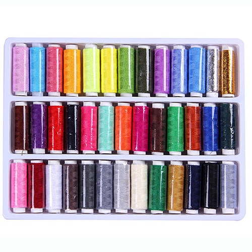 39 Colors 402 Polyester Yarn Sewing Thread Color H... – Grandado