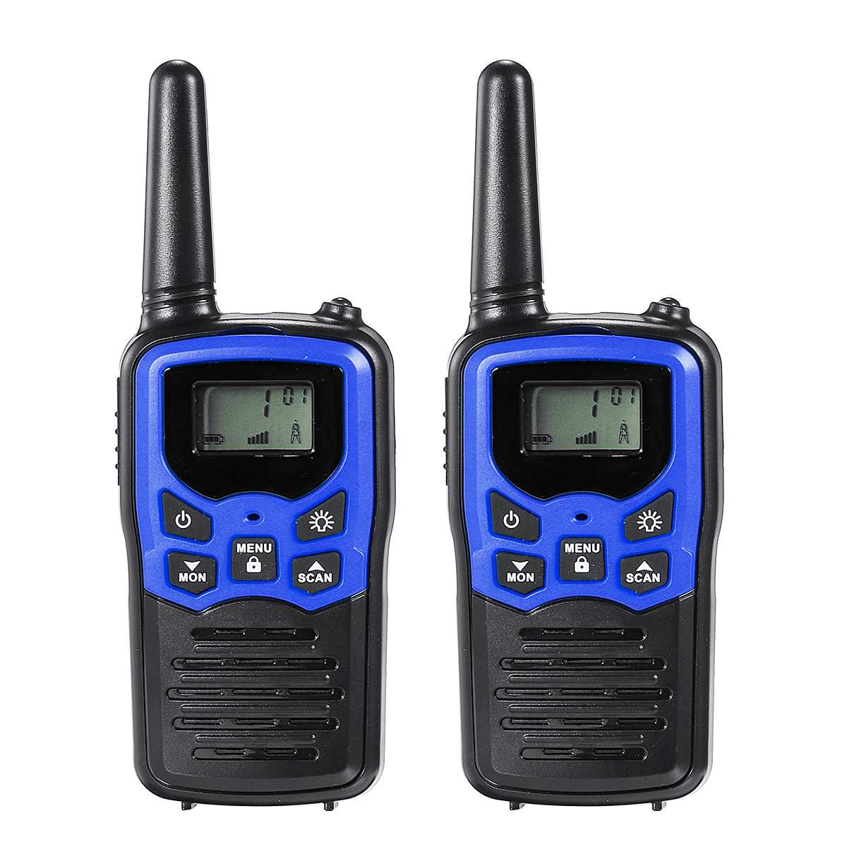 2Pcs 10KM 2-Way Kids Walkie Talkie 400-470Mhz Mini... – Grandado