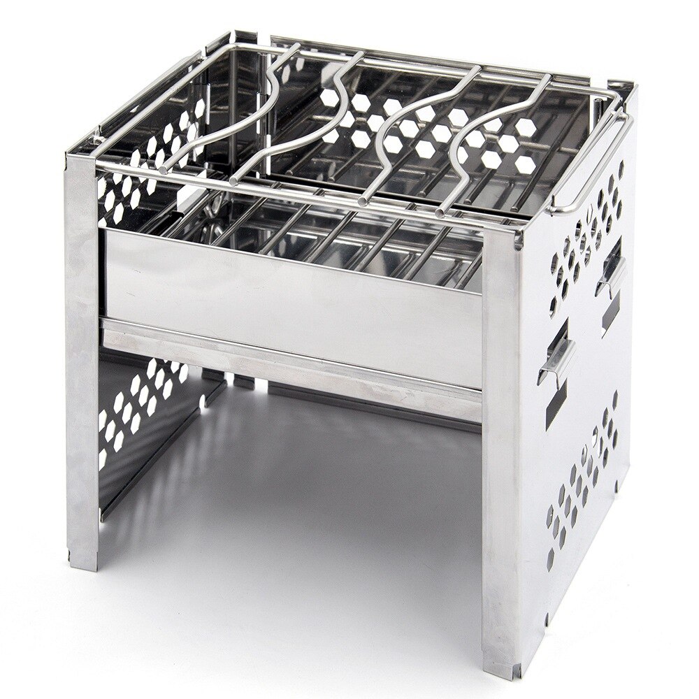 Mini BBQ Grill Stainless Steel BBQ Grill Folding B... – Grandado