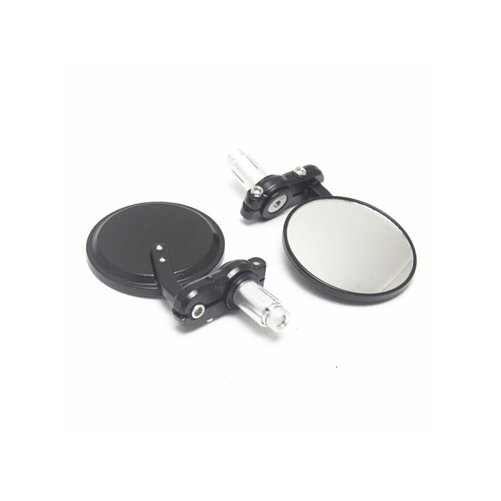 22mm Zwarte Motorfiets Ronde 7/8 "End Achteruitkij... – Grandado