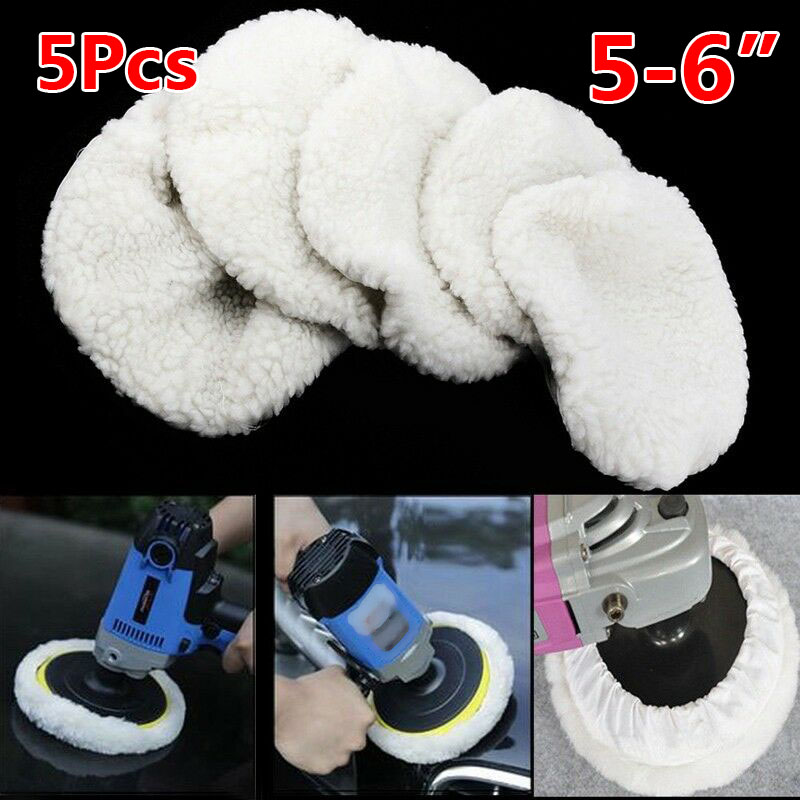 5Pcs Universele Auto Polish Pad Zacht Wollen Polij... – Grandado
