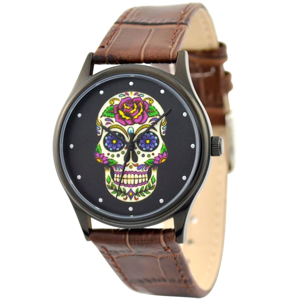 Reloj de calavera colorido Unisex en todo el mundo – Grandado