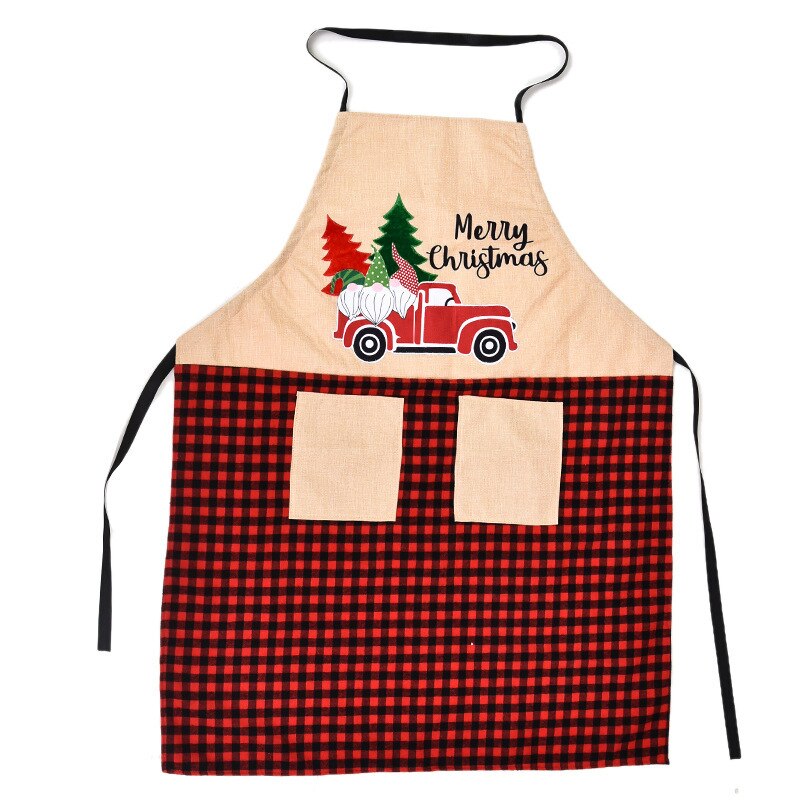 Christmas Chef Uniform Apron Pinafore Baker Desser... – Grandado