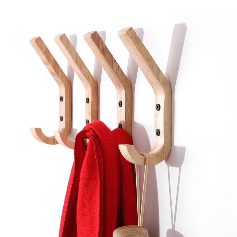 MH003 Eiken Hout Creatieve Badkamer Haak Rack Wall... – Vicedeal