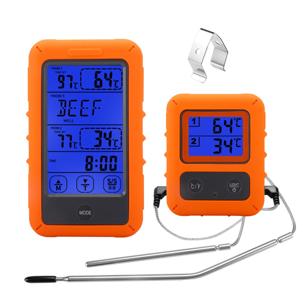 Grill Oven Kitchen Thermomet with Timer 4 Probes W... – Grandado