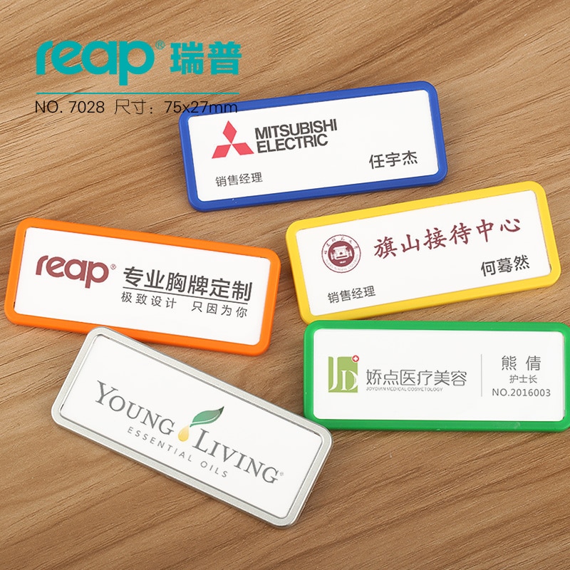10pcs/1 Lot Reap7028 ABS magnetic name tag badge h... – Vicedeal