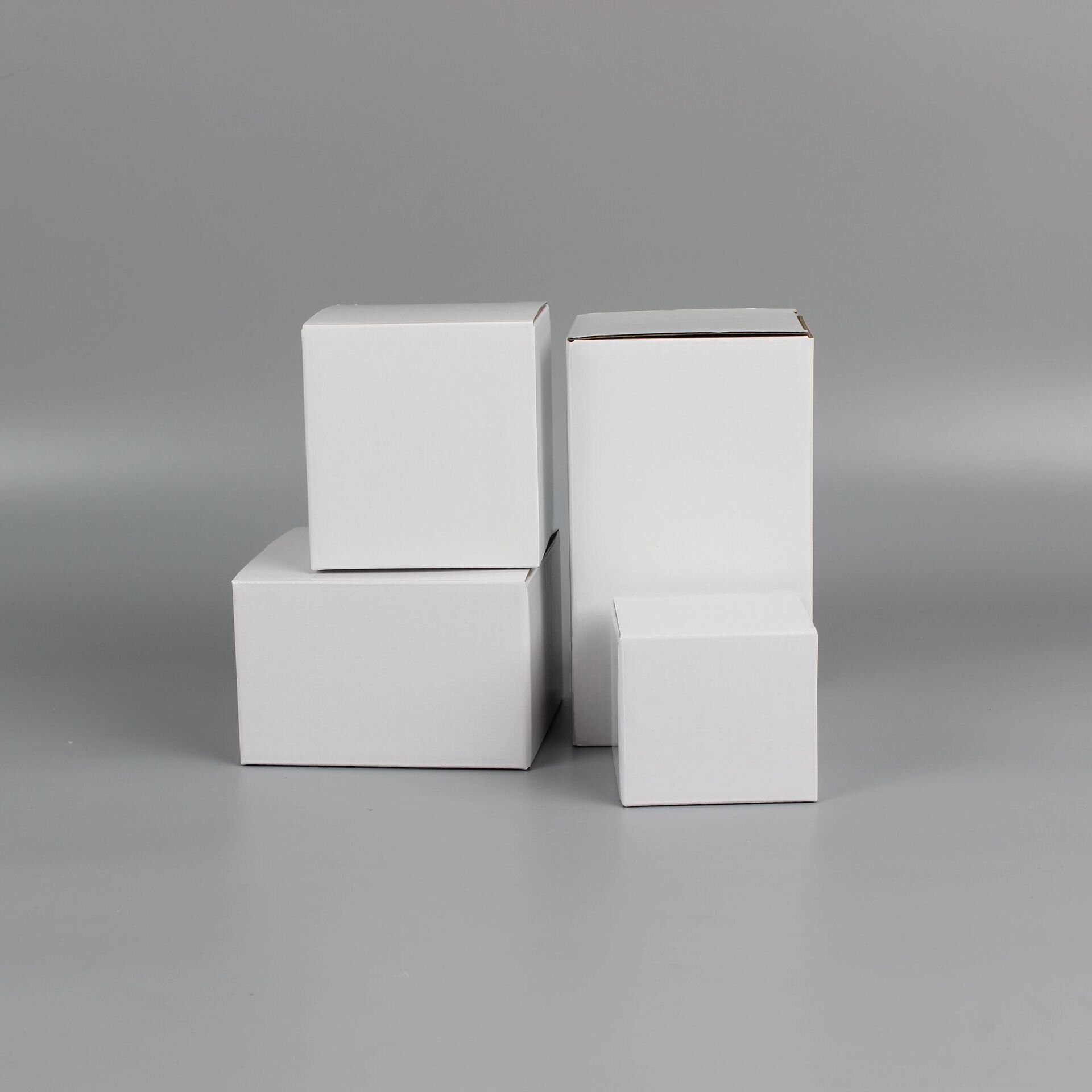 10Pcs White Cardboard Packaging Box Thicken 3 Laye... – Grandado