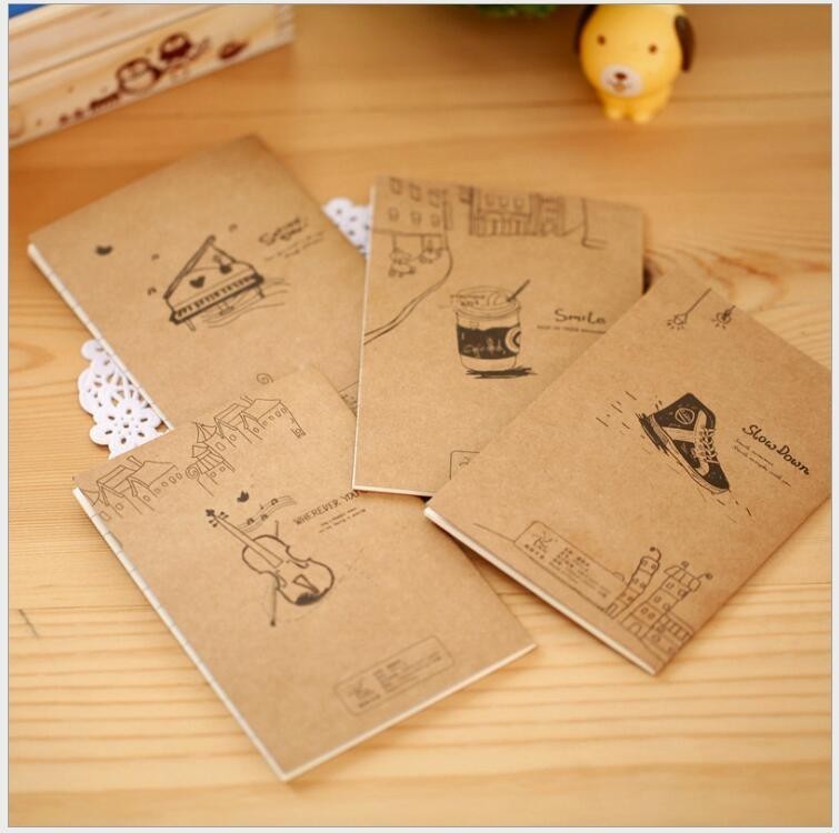 Japanese Small Fresh Good Time Kraft Paper Noteboo... – Vicedeal