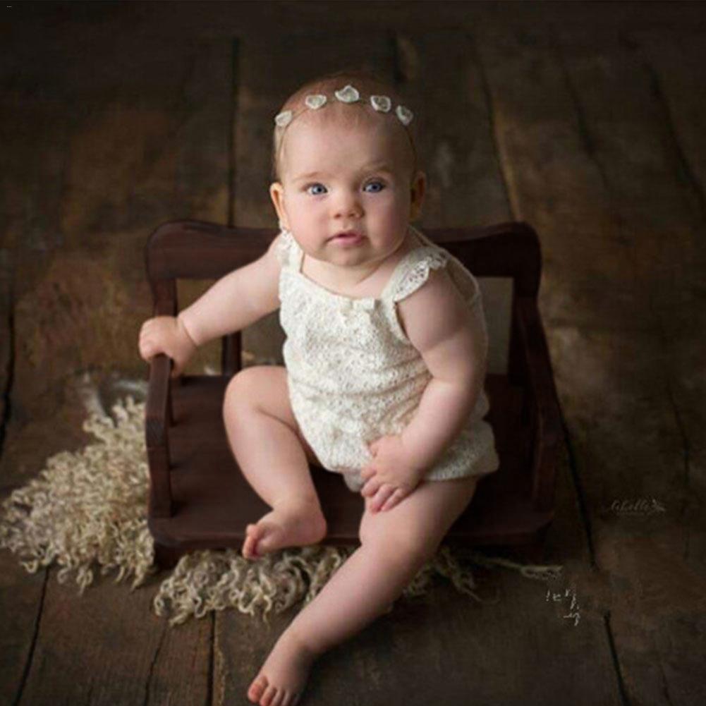 Newborn Small Wooden Bed Photography Props Cot Bab... – Vicedeal
