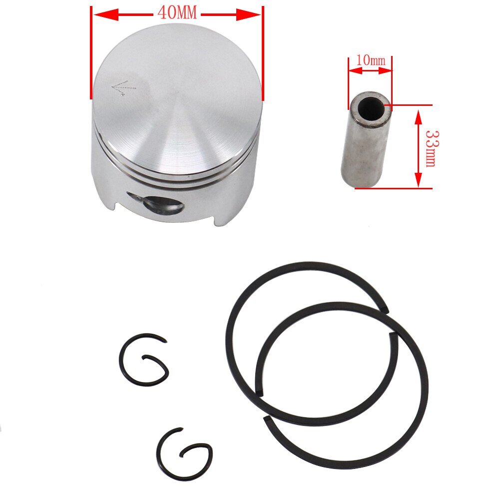 44mm or 40mm motor kolv 44-6 40-6 för 2 takt 47cc ... – Grandado