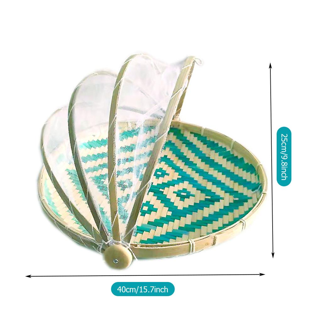 Bamboo Woven Basket Tray Fruit Vegetable Bread Sto... – Grandado