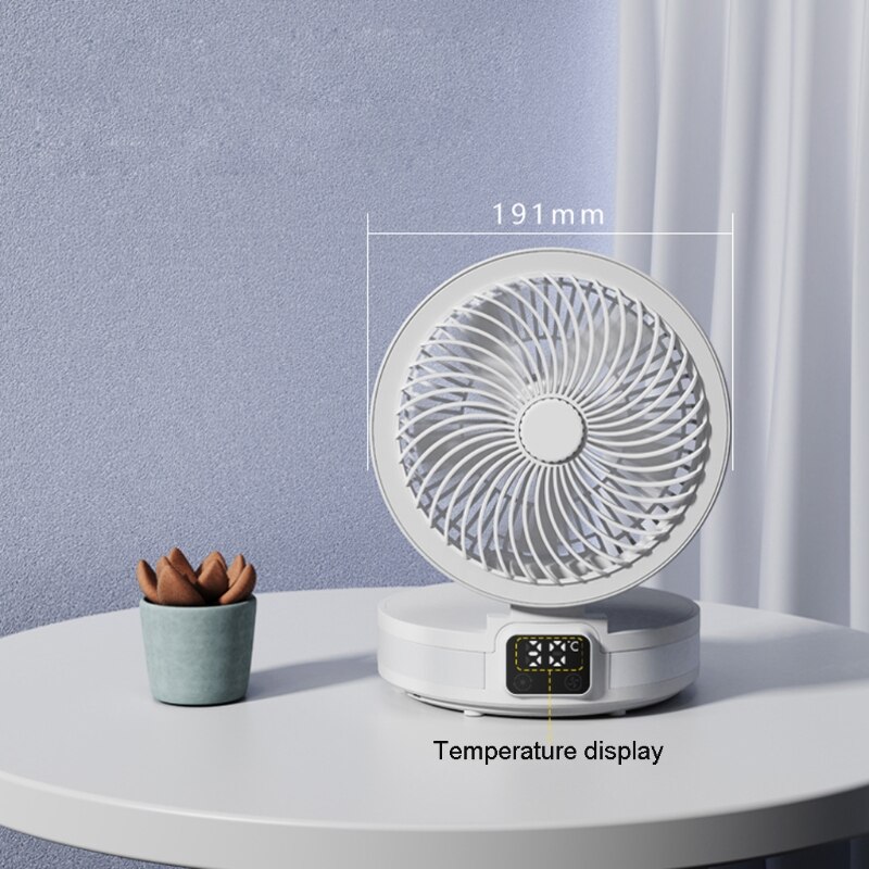 USB Desktop Floor Fan with 4 Speed Portable Foldin... – Vicedeal