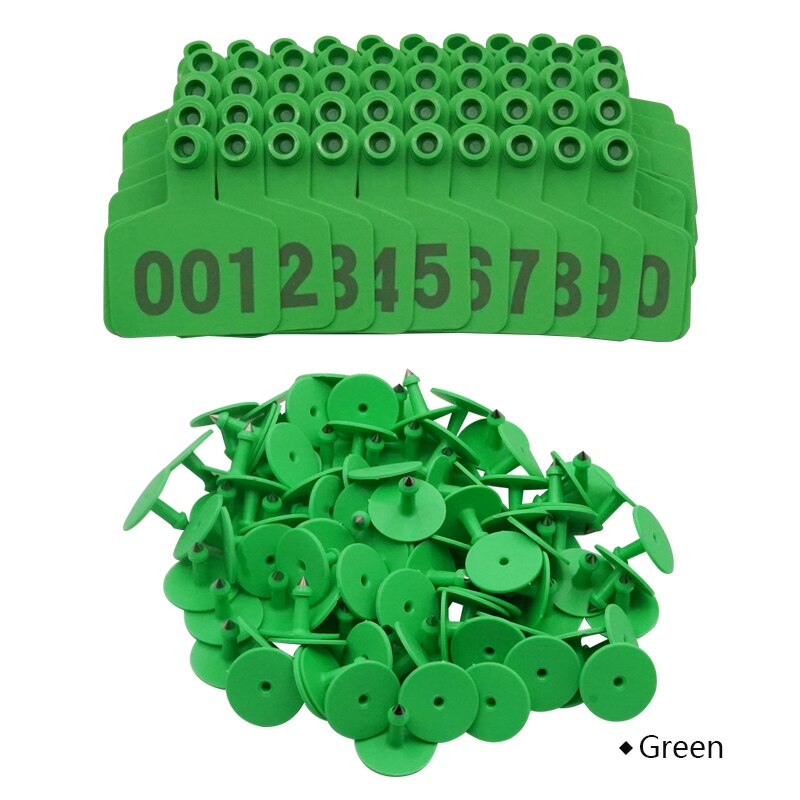 100Pcs Livestock Cow Cattle Ear Tags No. 001-500 D... – Grandado