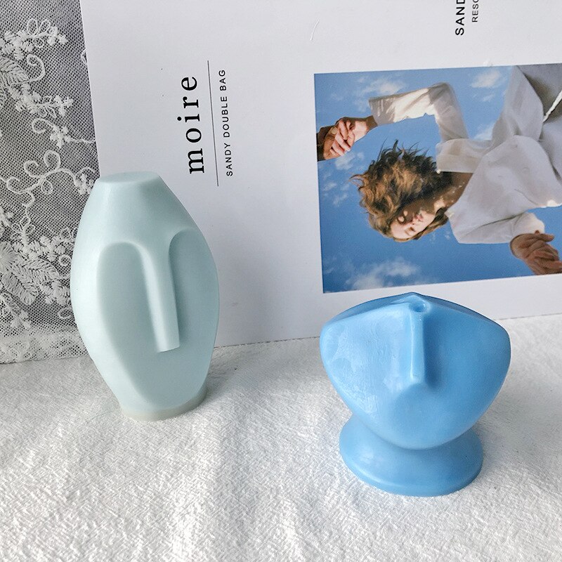 DIY Abstract Human Face Portrait Silicone Candle M... – Grandado